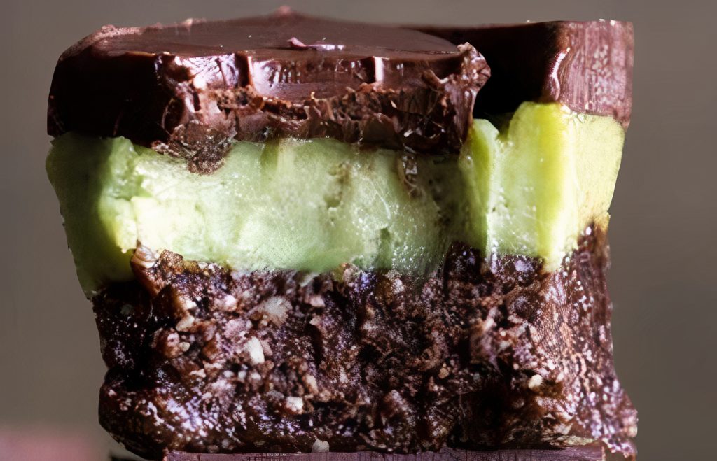 Chocolate Peppermint Slice – Blended Bites