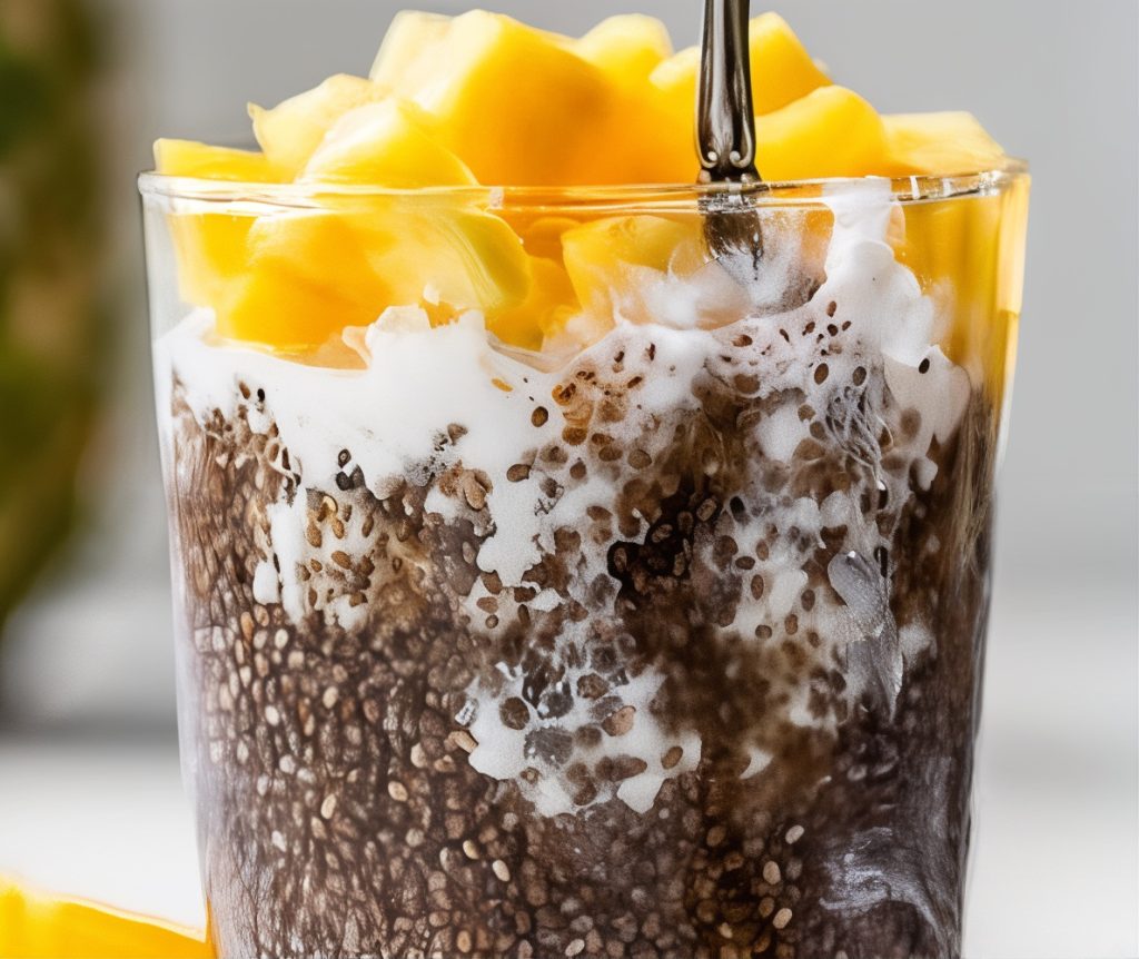 Pineapple Chia With Cottage Cheese – Blended Bites