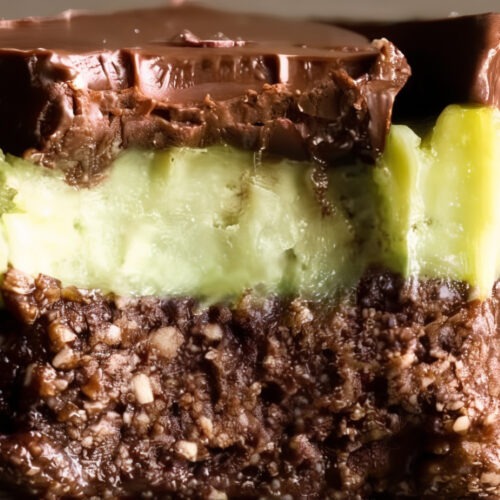 Healthier Chocolate Peppermint Slice – Blended Bites